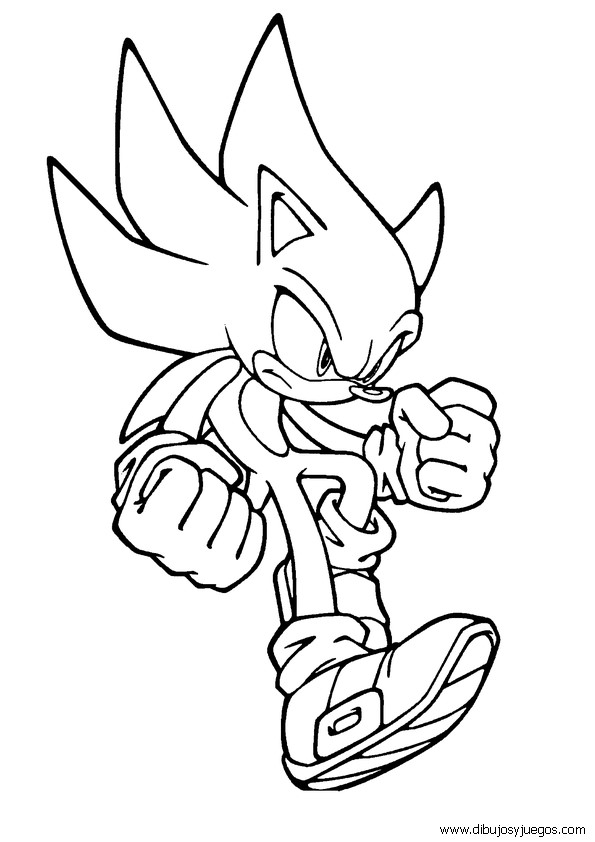 Sonic Malo Para Colorear | Sonicparacolorear.com